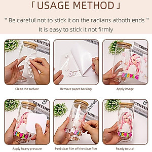 UV DTF Cup Wrap Transfer Stickers,UV DTF Cup Wrap Transfer Cup Stickers Decals DIY Fall Waterproof Autumn Theme Flower Rub on Transfers for Glass Cups