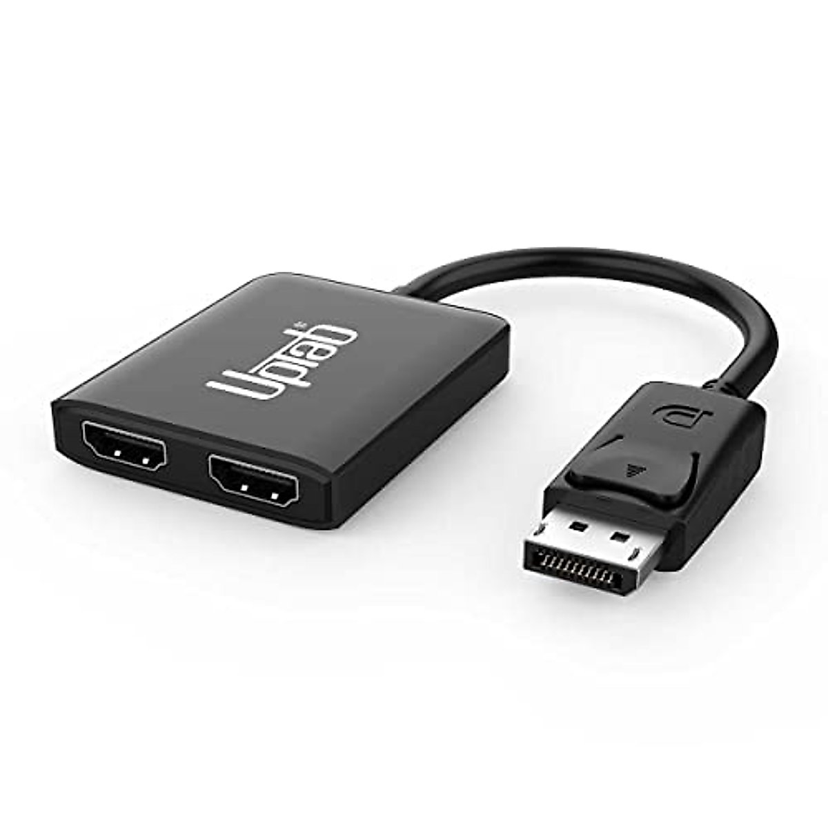 UPTab DisplayPort to Dual HDMI 4K 60Hz Adapter Multi Monitor Splitter, Converter Multi-Stream Transport (MST) Hub, DP to 2X HDMI 2.0 (DisplayPort to Dual HDMI)