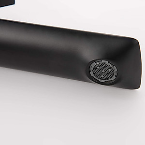 Faucet, Modern Bathroom Faucet, Single Handle Hot and Clod Water Mixer Tap, One Hole Waterfall Basin Faucet, Brass Vanity Sink Faucet, Ceramic Valve Core