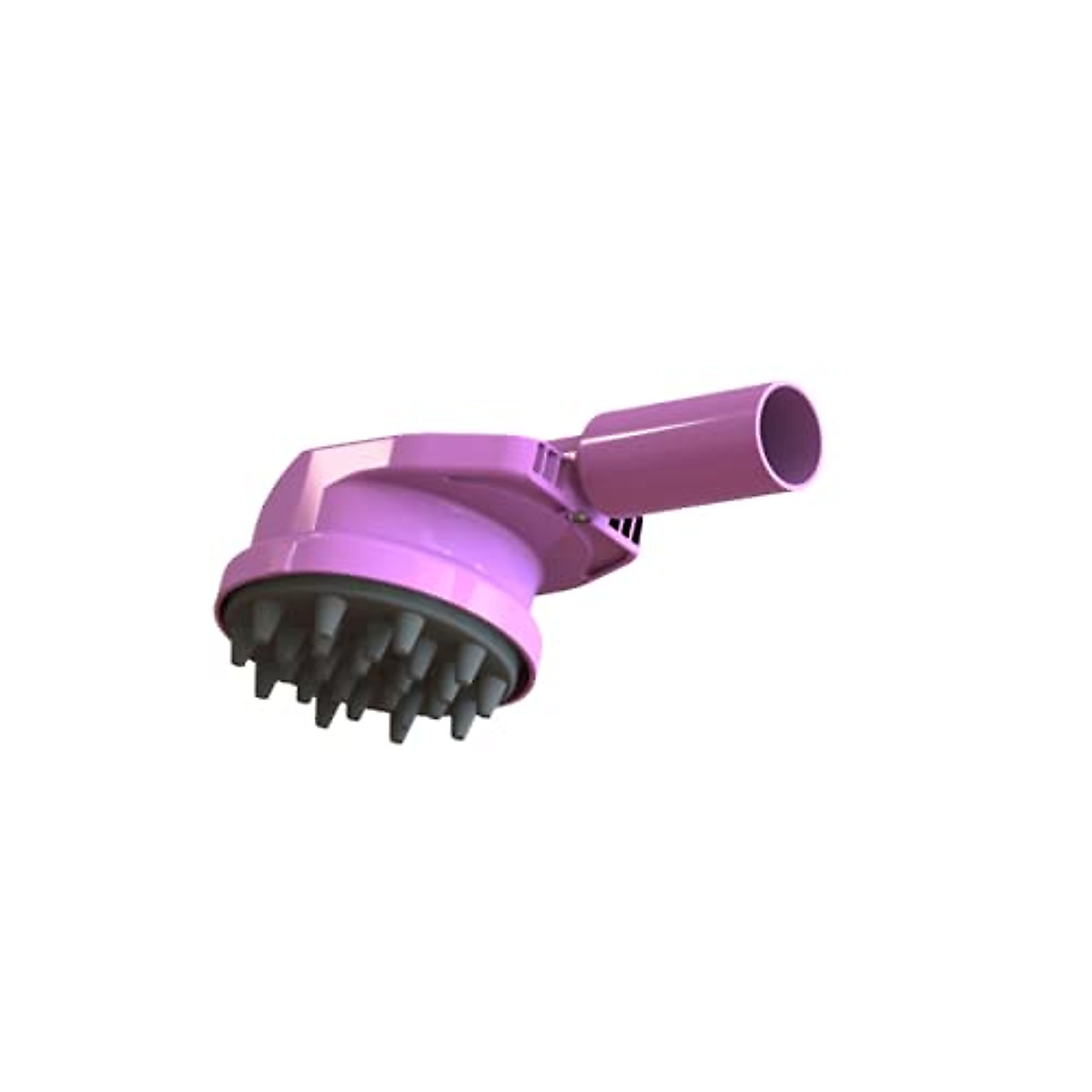 CurryVac Vacuum Powered Horse Curry Removes Hair Dirt and Dander, Massages Coat, Use Like a Soft Brush