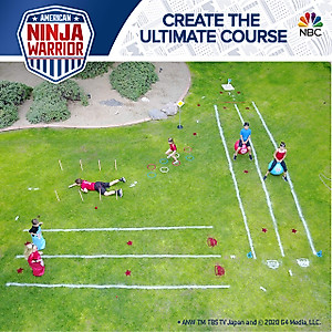American Ninja Warrior Competition Obstacle Course - Competition Race Course - Great For Children, Teens, and Adult Athletes - Perfect Outdoor Fun Racing Obstacles For All Ages!