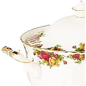 Royal Albert Old Country Roses Soup Tureen, 146 oz, Multi