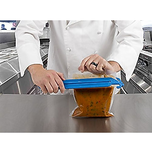 San Jamar BB100 Bag Boa Bag Cutter, Polypropylene, Blue