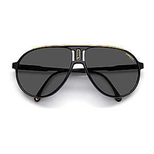 Carrera Unisex Sunglass Style Champion65/N Pilot, Black/Grey, 62mm, 12mm