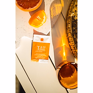 TanTowel Half Body Tan Towelettes - 10 Pack, Plus, 10 Count (Pack of 1)