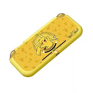 PERFECTSIGHT Protective Case for Nintendo Switch Lite | Cute Soft TPU Anti-Slip Skin Grip Cover | Cartoon Hard Shell Dockable Case | Anti-Scratch Shockproof Slim Cover Case | Kawaii Pikachu