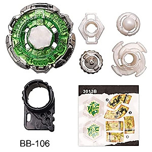 Gyros 6 Pack Bey Burst Battling Tops Metal Fusion Starter Set with Stickers Two Launchers