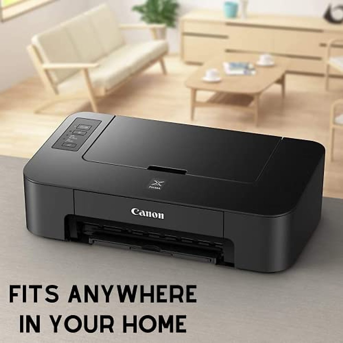 NEEGO Canon Pixma Inkjet Color Printer, High Resolution Fast Speed Printing Compact Size Easy Setup and Simple Connectivity Up to 4800x1200 DPI Color Resolution 6 ft Printer Cable - Black