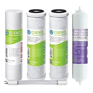 APEC Water Systems Filter-Set-ESPHUV-SS High Capacity Replacement Filter Set for ROES-PHUV75 Reverse Osmosis Water Filter System Stage 1-3, 5&7, White