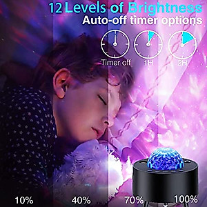 Galaxy Projector Star Projector,Ceiling Led Night Light for Bedroom with Remote Control ,Built-in Bluetooth Speaker for Valentine's Day,Birthday,Party, Gifts for Kids Couple Friends