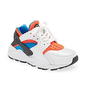 Nike Women's Air Huarache Running Shoe, White/Black/Bright Crimson, 6.5 US