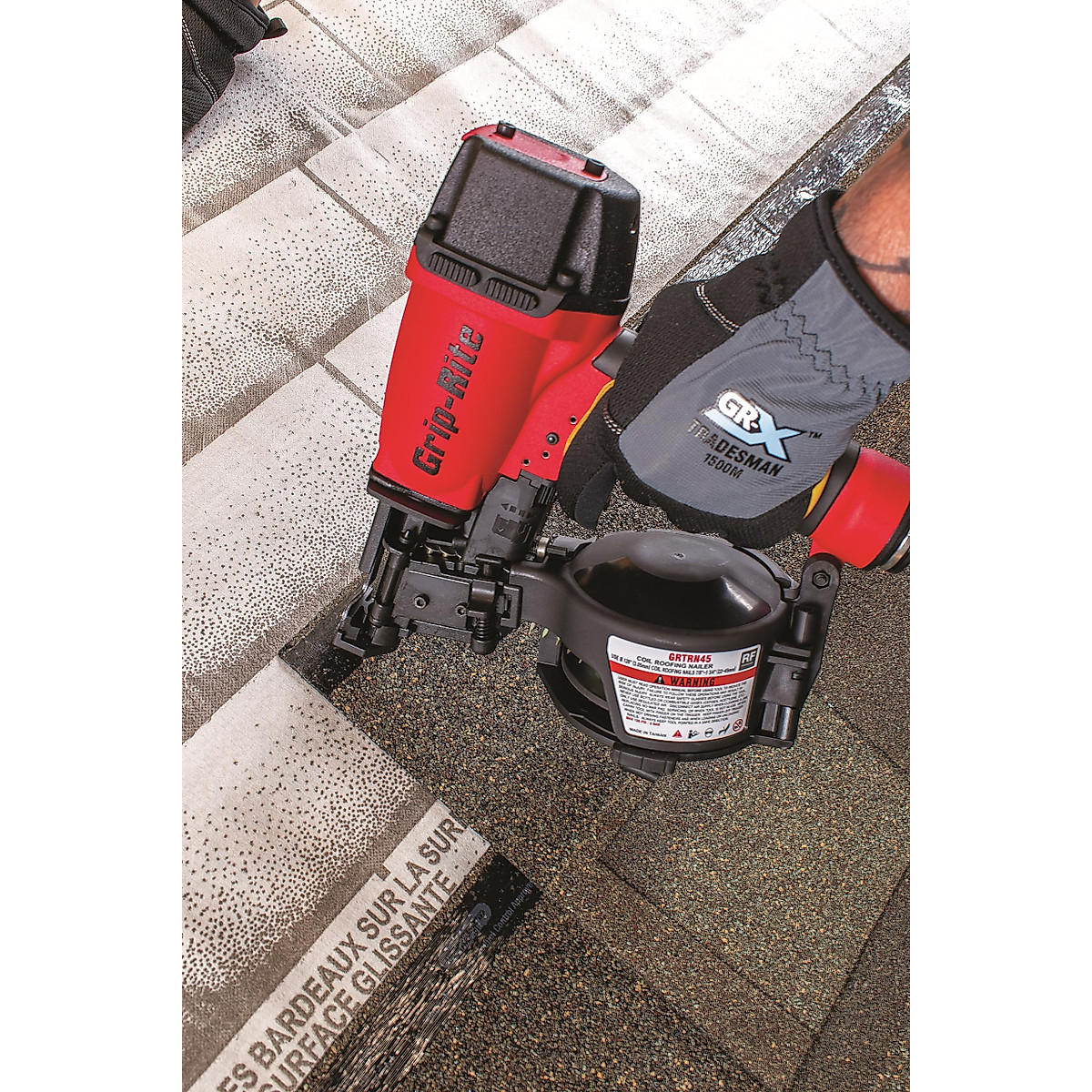 Grip-Rite 1-1/4-Inch 15? Electro-GALVANIZED Coil Roofing Nails, Smooth Shank, 600 nails per tub