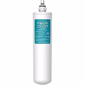 AQUA CREST GXULQR 2K Gallons Kitchen or Bath Replacement Filter, Replacement for Hexagonal Head GE SmartWater GXULQR/GXULQK Twist Lock Undersink Filter (Pack of 1)