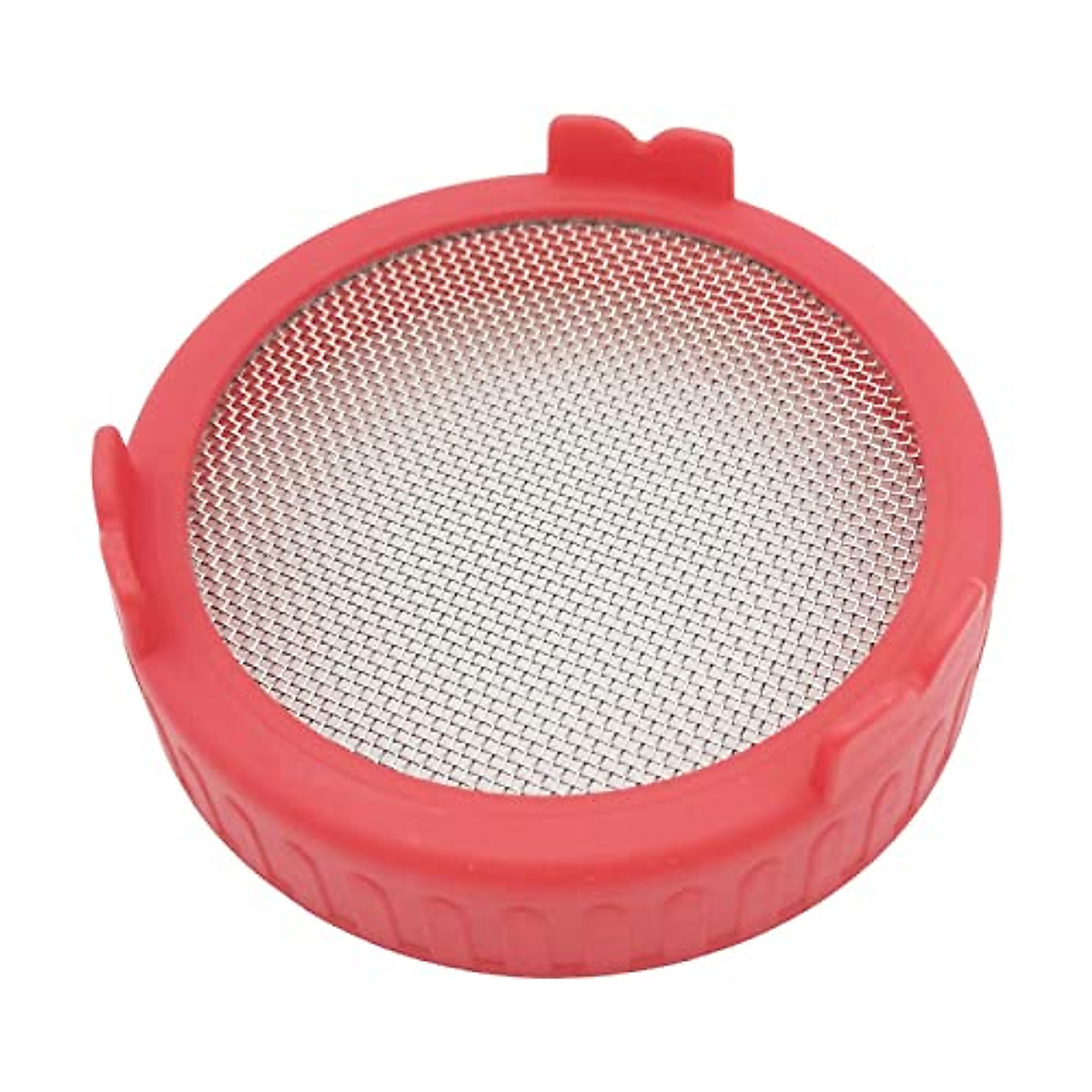 BAIRONG Mason Jar Screen Lids for Sprouting | Wide Mouth Mason Jars Lids | Alfalfa and Mung Bean Sprouts, Stainless Steel Mesh Screen Jar Strainer Sprout Lid for Broccoli Seeds, Alfalfa Adj