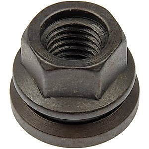 Dorman 611-196 Wheel Nut M14-2.0 Flanged Flat Face - 21mm Hex, 22.6mm Length Compatible with Select Ford / Lincoln Models, 10 Pack, Medium