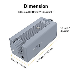 Donner EM1 Rechargeable Portable Personal in-Ear Monitor Amplifier Analog Headphone Amplifier Stereo Headphone Earphone Amp Volume Control Audio Booster with XLR and TRS Input 3.5mm Output Jack