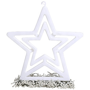 Joiedomi 345 LED Christmas Decoration Star Lights, 11.5Ft 8 Lighting Modes Decorative Tree Lights with Topper Star for Christmas Tree, Party Wedding Garden Yard Patio Xmas Outdoor Décor(Warm Whit)