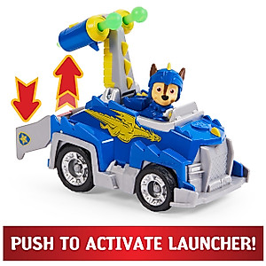 Paw Patrol, Rescue Knights Chase Transforming Toy Car with Collectible Action Figure, Kids Toys for Ages 3 and up