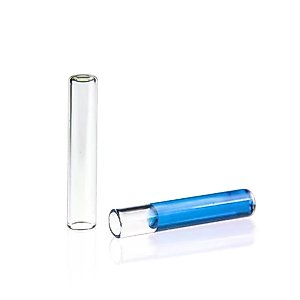 HPLC Vial Inser,300ul Glass Inserts, 9-425 vials Glass Flat Base Inserts,Pack of 100