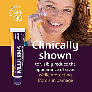 Mederma Scar Cream Plus SPF 30, Sunscreen, Protects from Sun Damage, Reduces the Appearance of Scars