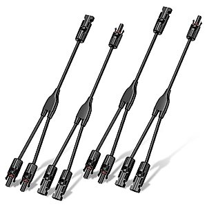 RICH SOLAR Y Branch Connectors (2 Pairs M/FF and F/MM)