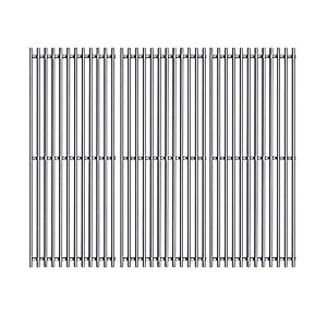 Htanch SF0273(3-Pack) 17 3/4" Stainless Steel Cooking Grid Grates Replacement for Kenmore 148.16156210, 148.1637110; Master Forge 3218LT, 3218LTM, 3218LTN, DG0576CC, E3518-LP, L3218