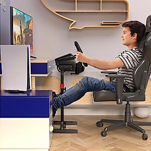 DIWANGUS Racing Wheel Stand Foldable Steering Wheel Adjustable Stand for Logitech G29 G920 G923 G27 G25 for Thrustmaster T248X T248 T300RS T150 458 TX Xbox PS4 PS5 PC