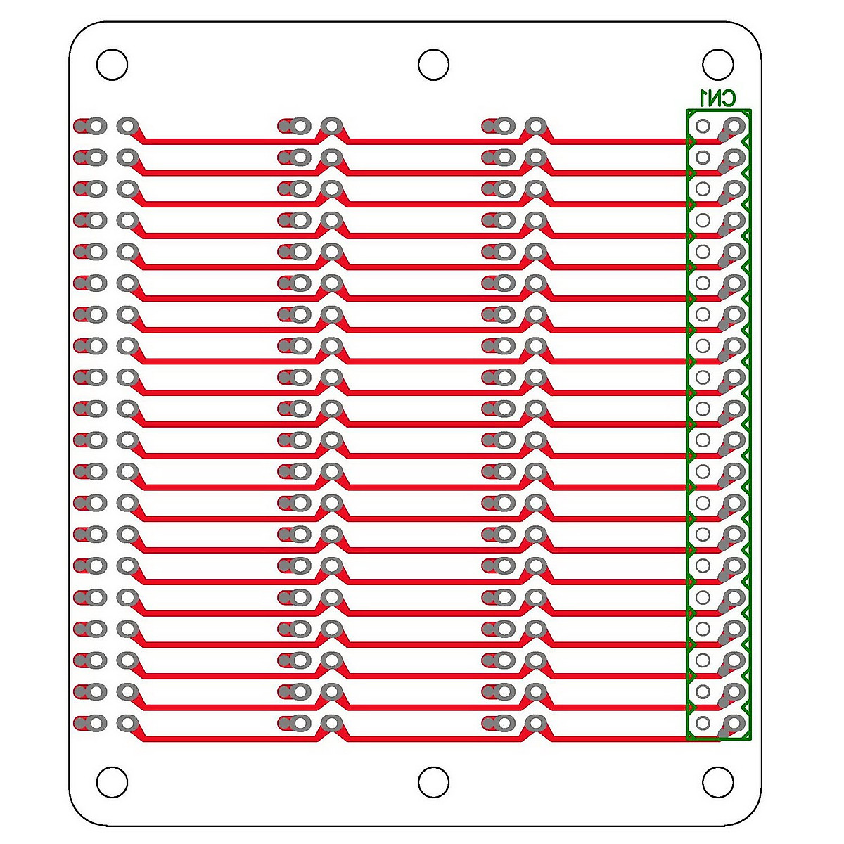 Electronics-Salon RPi GPIO Expansion Extension Module Board, for Raspberry Pi 3/2 Pi Model B+ Zero.
