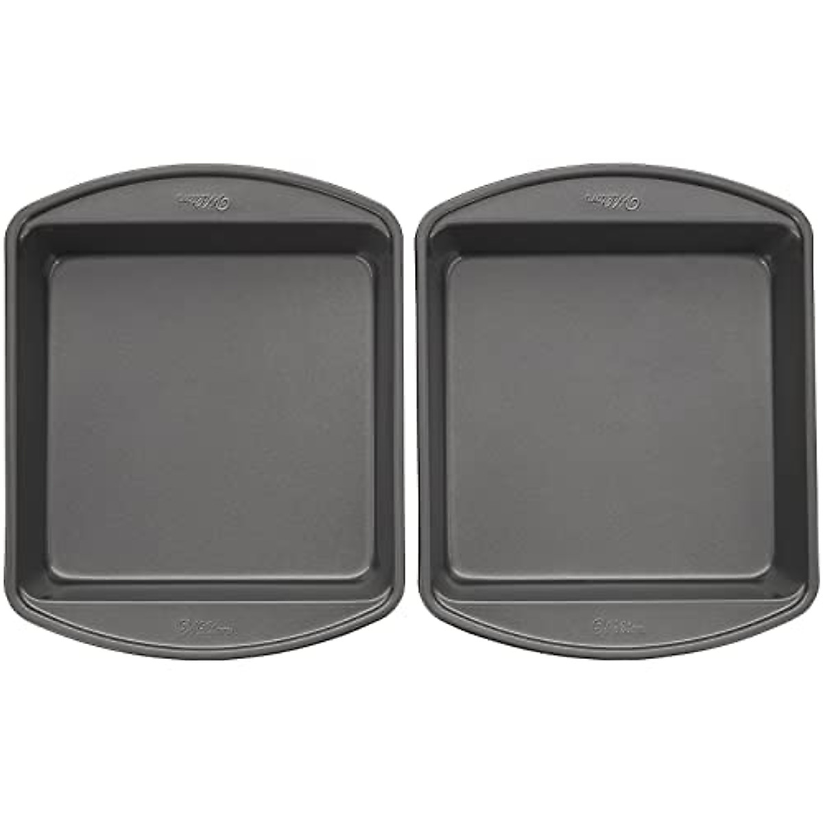 Wilton Perfect Results Premium Non-Stick 8-Inch Square Cake Pans, Set of 2, Steel Bakeware Set