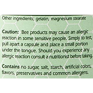 Y.S. ECO Bee Farms 100% Pure Bee Pollen 1,000mg- 200 Capsules