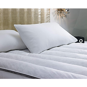 W Hotels Featherbed - Mattress Cover - Hotel Luxurious, Soft Duck Featherbed - King (76" x 80")