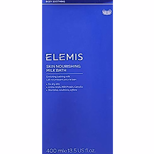ELEMIS Skin Nourishing Milk Bath | Creamy Bathing Milk Enriches, Conditions and Softens Extra Dry Skin with Camellia Oil and Oat Extract | 13.5 Fl Oz