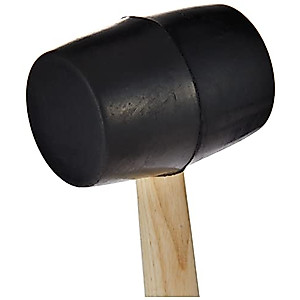 Coghlans, Rubber Mallet (9460), Alloy Steel, Black