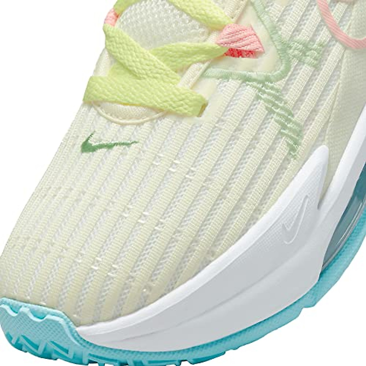 Nike Lebron Witness VI (Big Kid) Coconut Milk/Polarized Blue/Vapor Green 4 Big Kid M