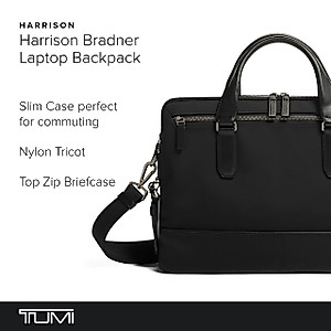 TUMI - Harrison Sycamore Slim Top Zip Briefcase - 15 Inch Computer Bag for Women - Black