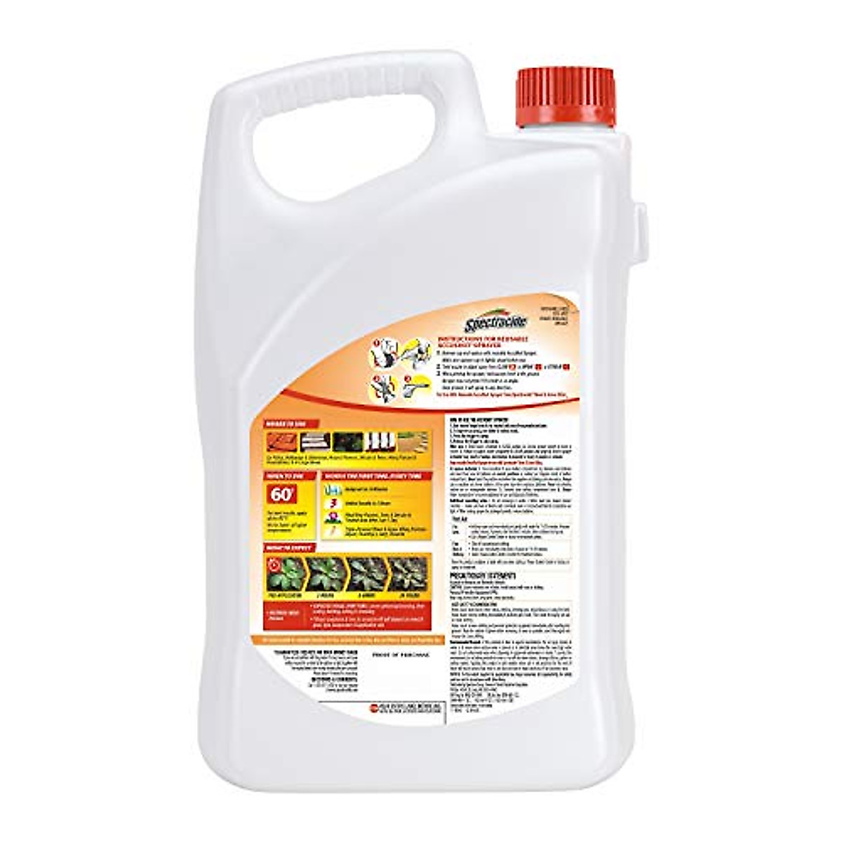 Spectracide Weed & Grass Killer (Refill), Use On Driveways, Walkways and Around Trees and Flower Beds, 1.3 Gallon