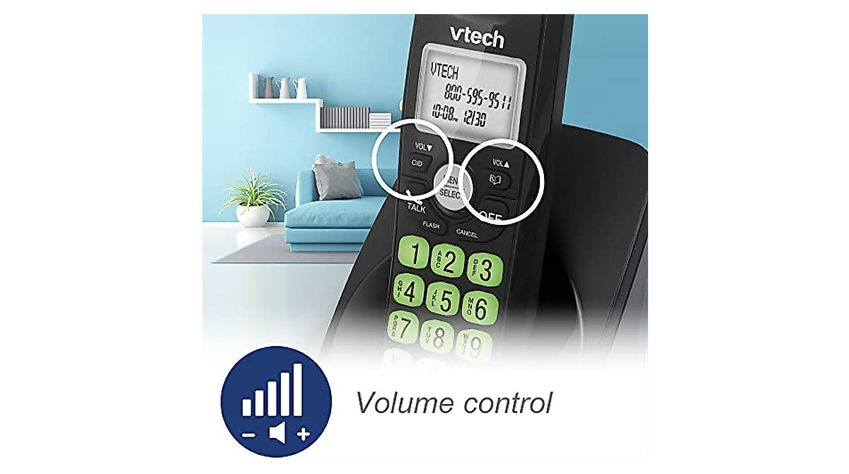 VTech VG101-21 DECT 6.0 Cordless Phone - 2 Handsets | Home