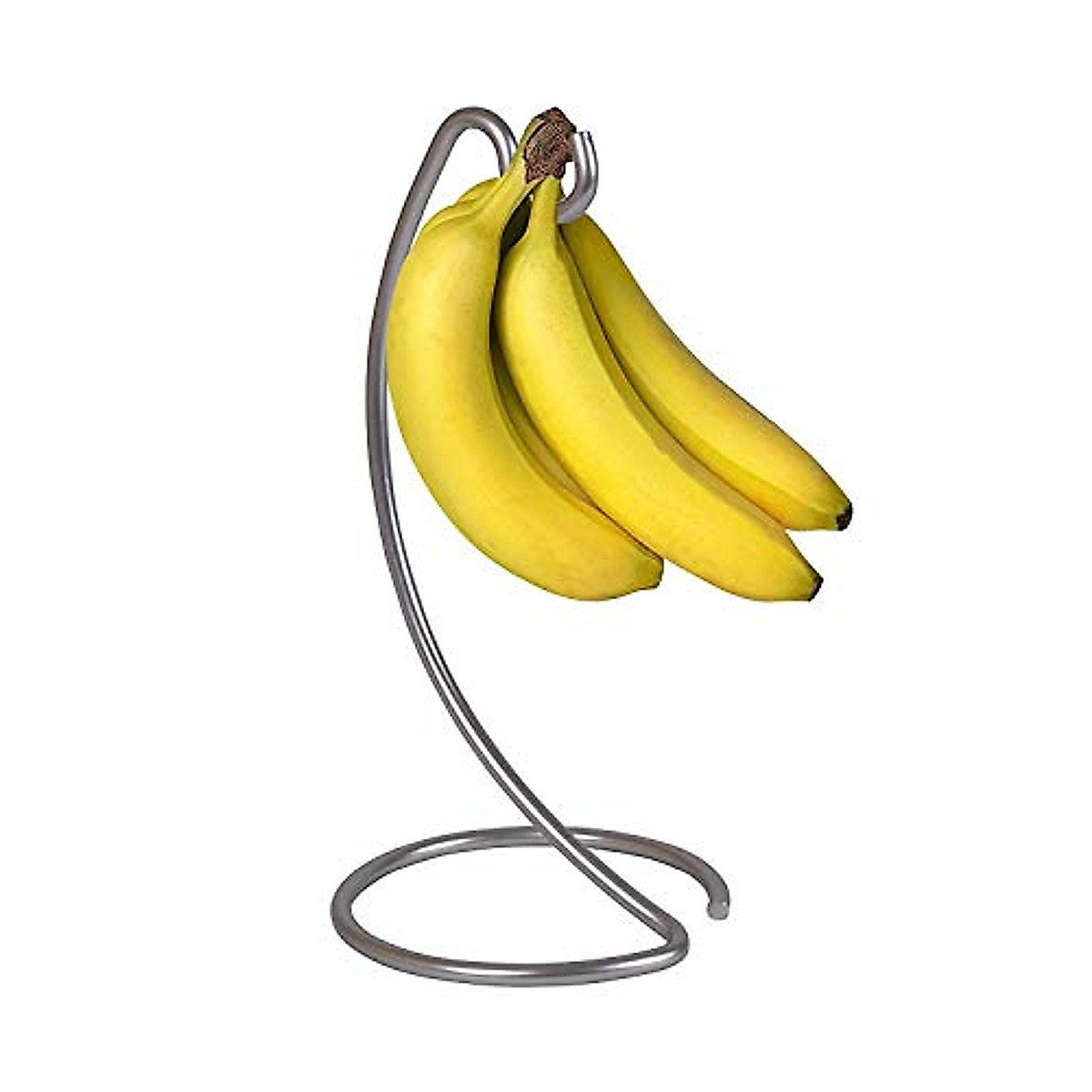 Dependable Silver Banana Tree Holders Ripen Fruit Evenly Prevents Bruising & Spoiling Silver Finish
