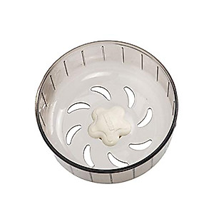 Pet Hamster Running Wheel Toy Roller Round Silent Cage Exercise Wheel for Small Pet Mice Rat Grey
