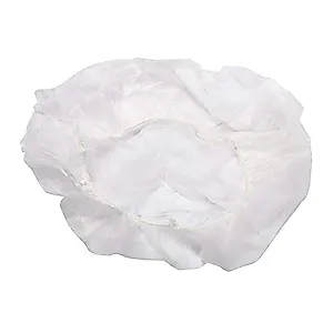 Royal 21" White O.R. Cap, Disposable and Latex-Free, Package of 100