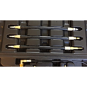 PMD Products Diesel Engine Compression Pressure Tester is Compatible with Repair and Replace on GM Duramax Ford Powerstroke Cummins International NAVISTAR Detroit CAT Perkins Engines 1000PSI