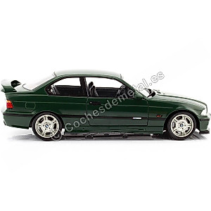 Solido S1803907 1:18 1995 BMW E36 Coupe M3 GT-British Racing Green Porsche Collectible Miniature car