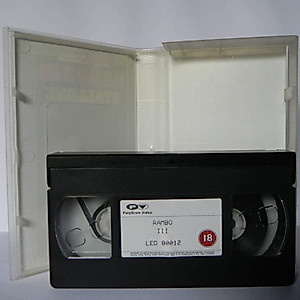 Rambo 3: Sylvester Stallone - (1988) Action/Adventure - Soviet-Afghan War - VHS