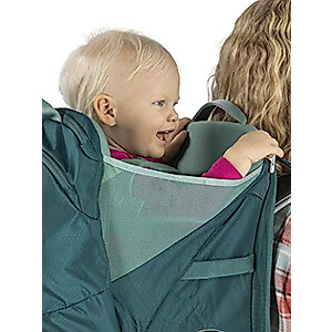 Osprey Poco LT Lightweight Child Carrier and Backpack for Travel, Deep Teal