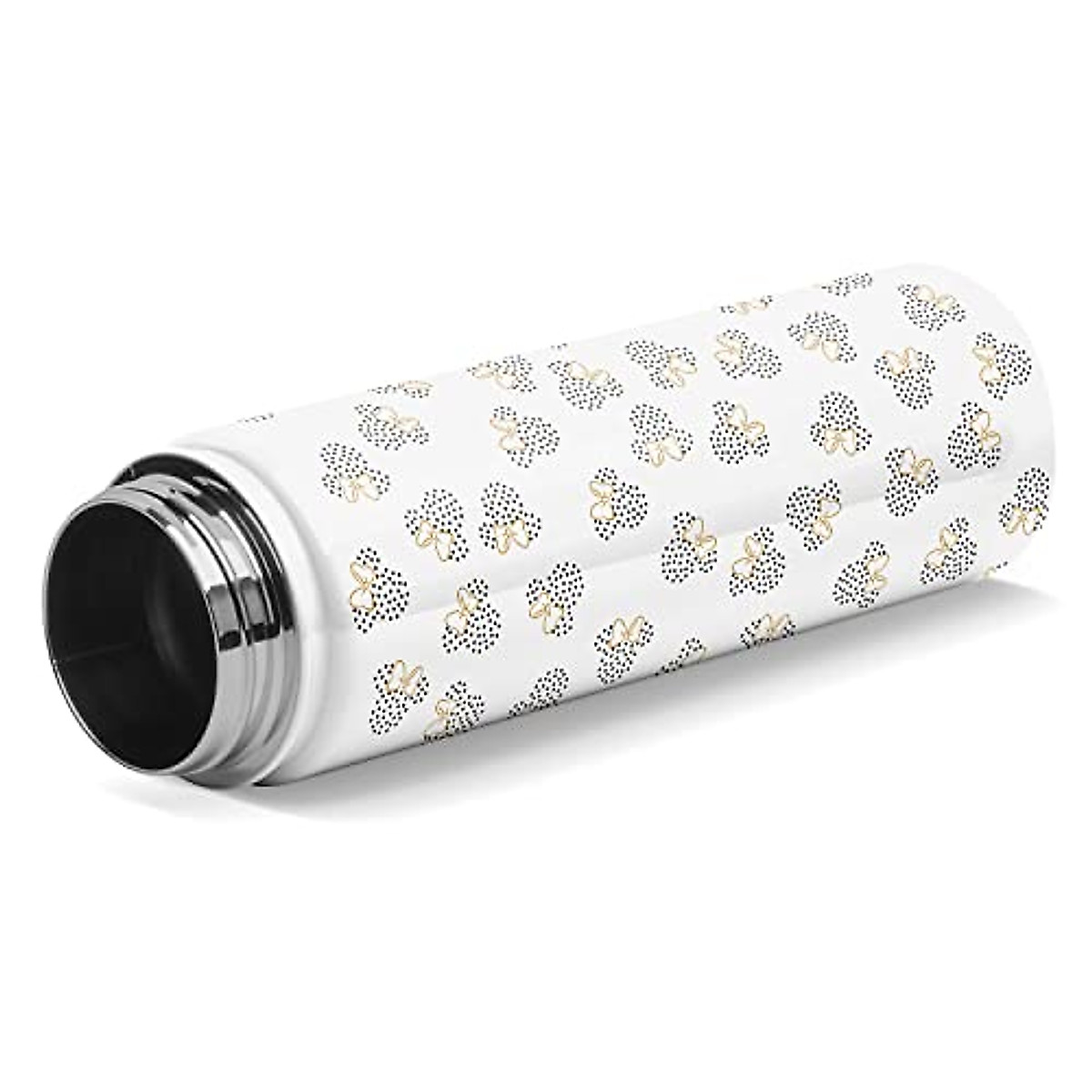 Simple Modern Disney Water Bottle with Straw Lid Vacuum Insulated Stainless Steel Metal Thermos | Gifts for Women Men Reusable Leak Proof Flask | Summit Collection | 22oz Minnie Mouse Dots