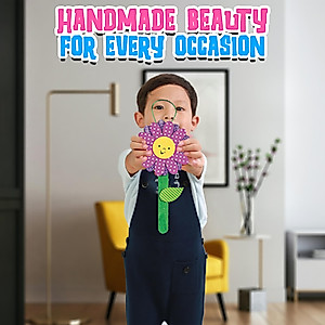 Flower Ornament Craft Kits (Makes 12) Spring Crafts for Kids and Fun Home Activities