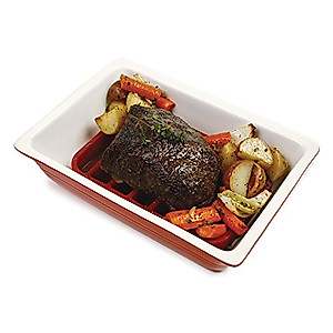 Norpro Rectangle Silicone Roasting Rack, Red, 1 EA (299)