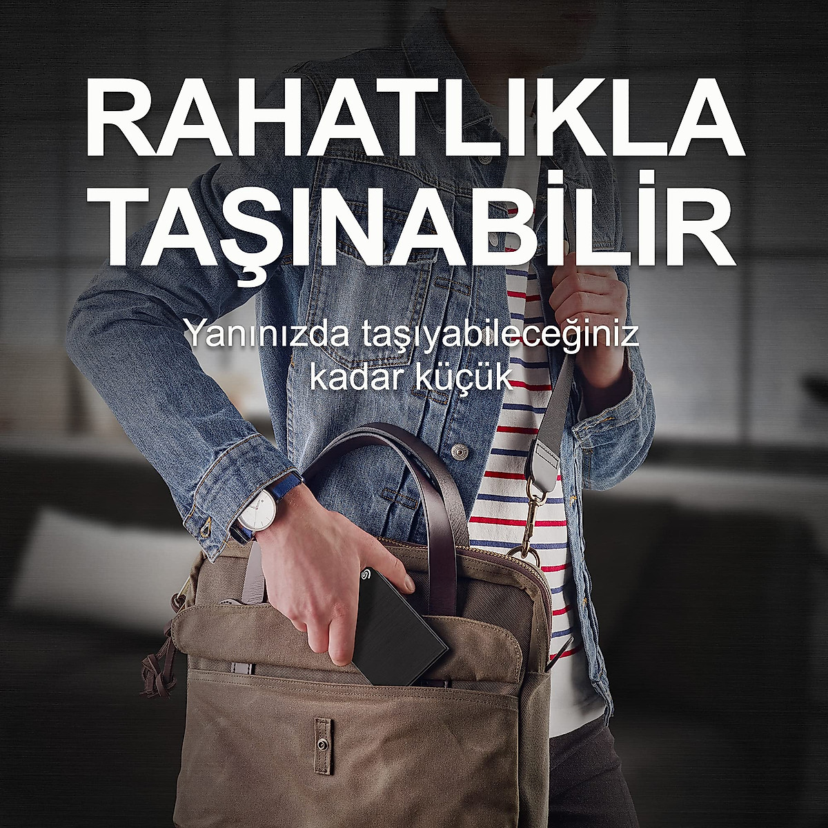 Seagate One Touch, 5TB, Portable External Hard Drive, PC Notebook & Mac USB 3.0, Space Grey, 1 Year Mylio Create, 4 mo Adobe CC Photography, Amazon Excl. (STKB5000405)