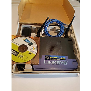 LINKSYS Wireless-G 2.4 GHz 54 Mbps Broadband Router WRT54G ver.2 Complete