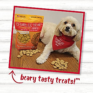 Charlee Bear Grain-Free Bear Crunch Chicken, Pumpkin & Apple Flavor - Net Wt 8 oz.